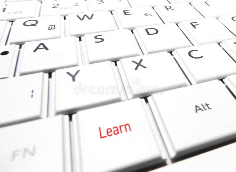 Keyboard learn stock image. Image of button, learning - 18159493