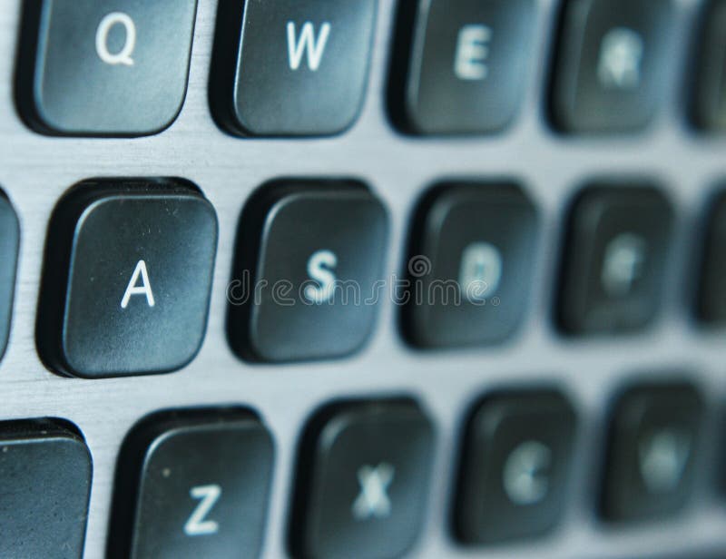 Keyboard stock image. Image of macro, computer, asdf - 42803125