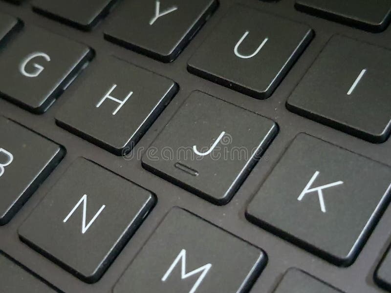 Keyboard with Letters on the Keys from Close Up Stock Image - Image of ...