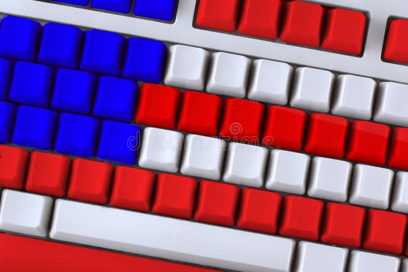 Keyboard like flag stock image. Image of colored, country - 9921605