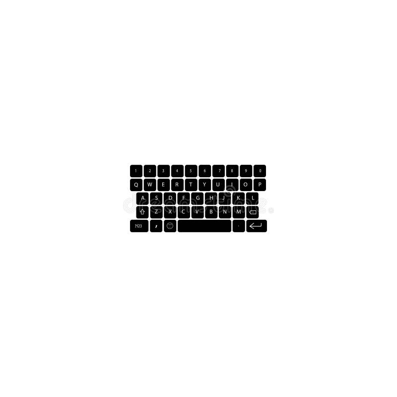 Keyboard logo stock vector. Illustration of black, layout - 193892182
