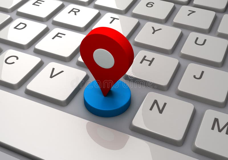 Keyboard Map Pointer Key Stock Illustrations – 68 Keyboard Map Pointer ...