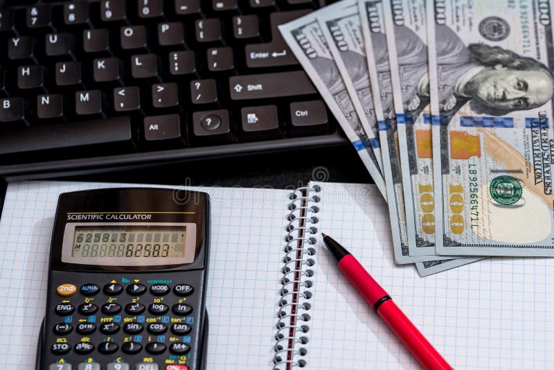 500 UAH Money and a Notebook with the Text 2022 and 123, Financial Plan ...