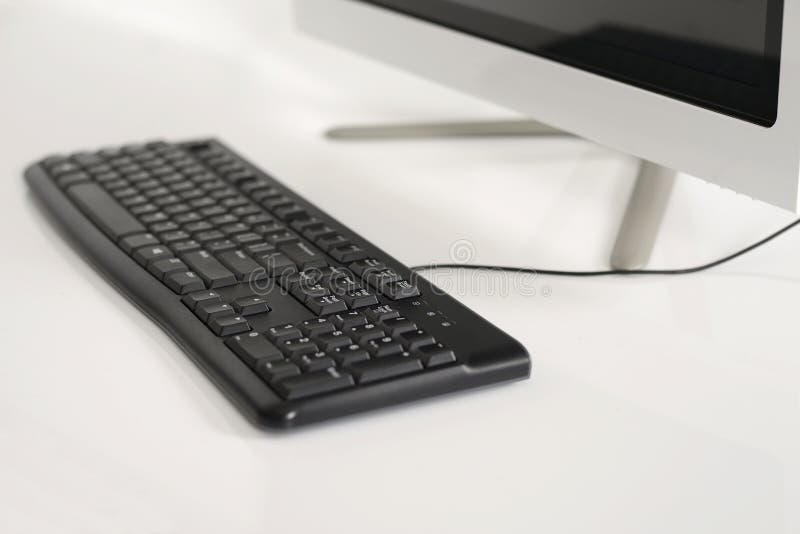 Keyboard and Monitor editorial photography. Image of touchpad - 44422047