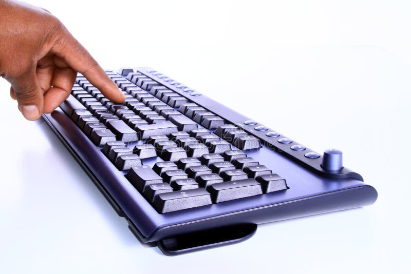 Keyboard in office stock photo. Image of black, businessman - 27395428