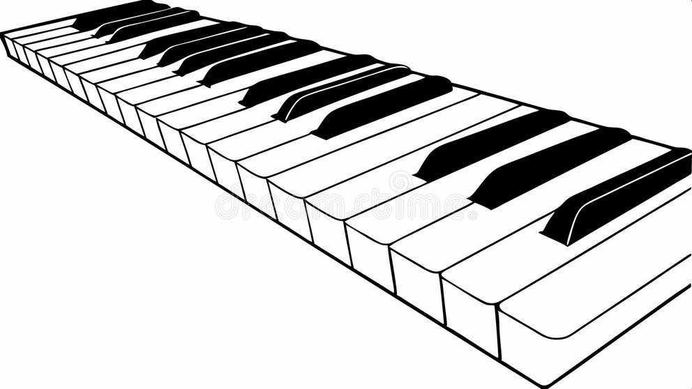 Keyboard Outline, Computer Input and Typing Tool Vector Design Generative AI Stock Vector ...