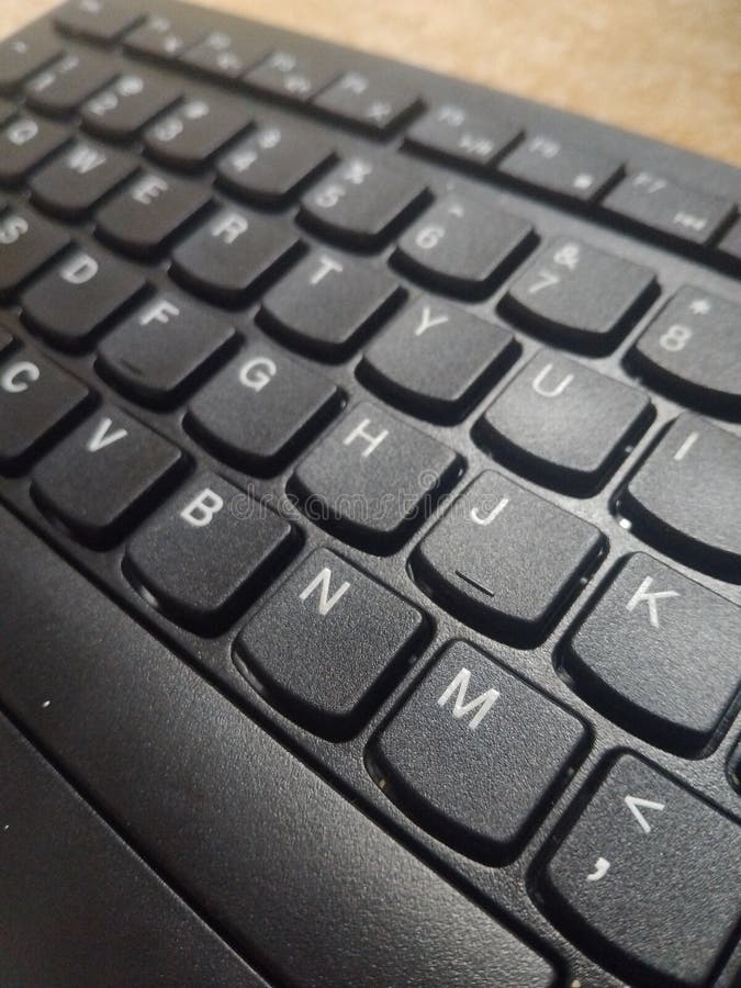 Keyboard Personal Computer Was Been Used Stock Image - Image of used ...