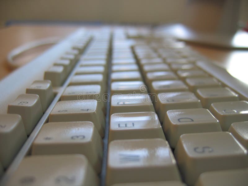 Keyboard perspective stock image. Image of keys, fade - 1027155