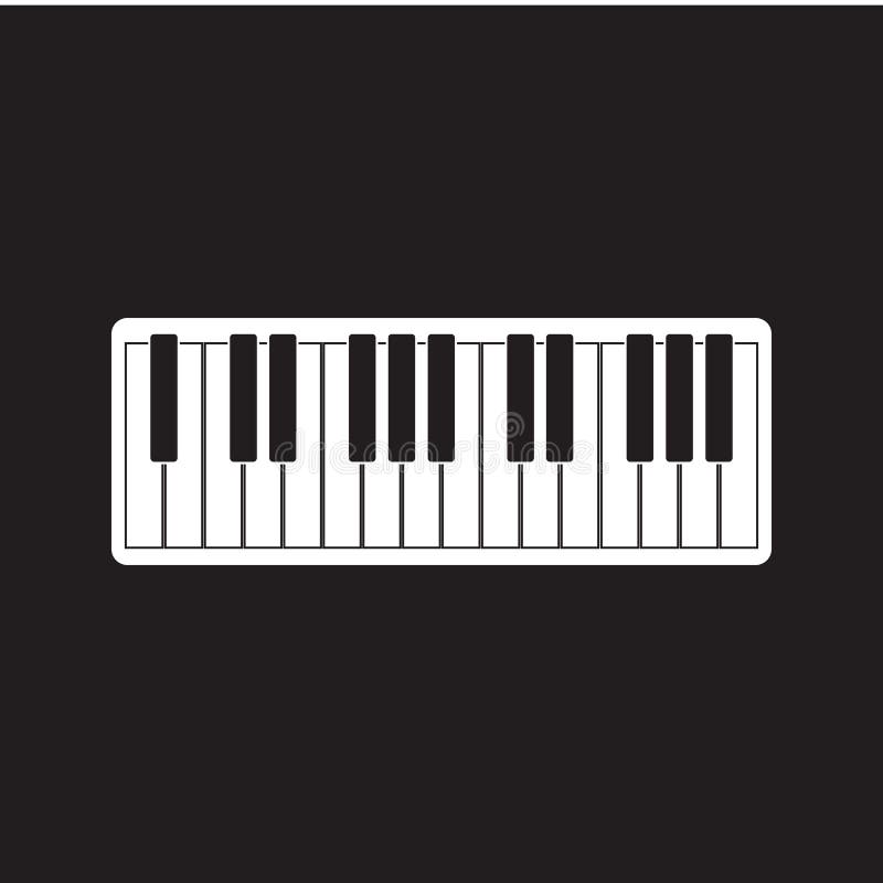Keyboard Piano Vector Musical Instrument Illustration Stock Vector ... Keyboard Piano Vector Musical Instrument Illustration Stock Vector ...