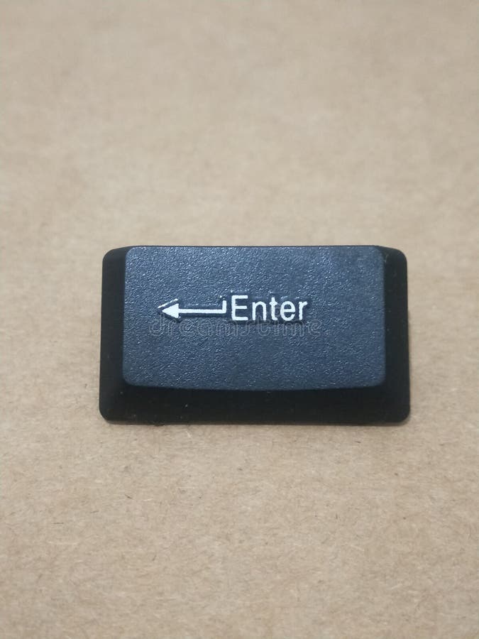 Keyboard Piece Enter Symbol Stock Image - Image of piece, electronics ...