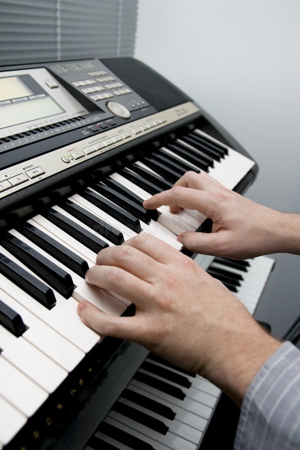 The Keyboard Player stock photo. Image of ivory, chord - 2938006