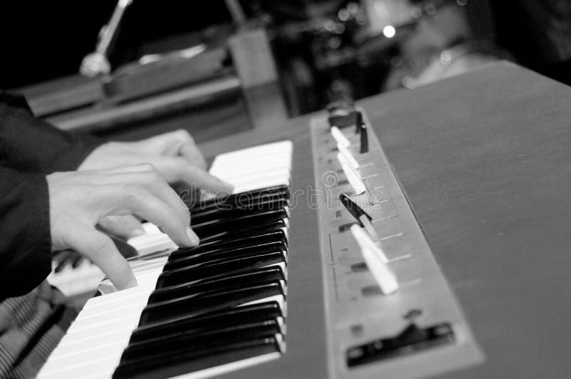 Keyboard Player stock image. Image of indoor, artist, entertain - 7087063