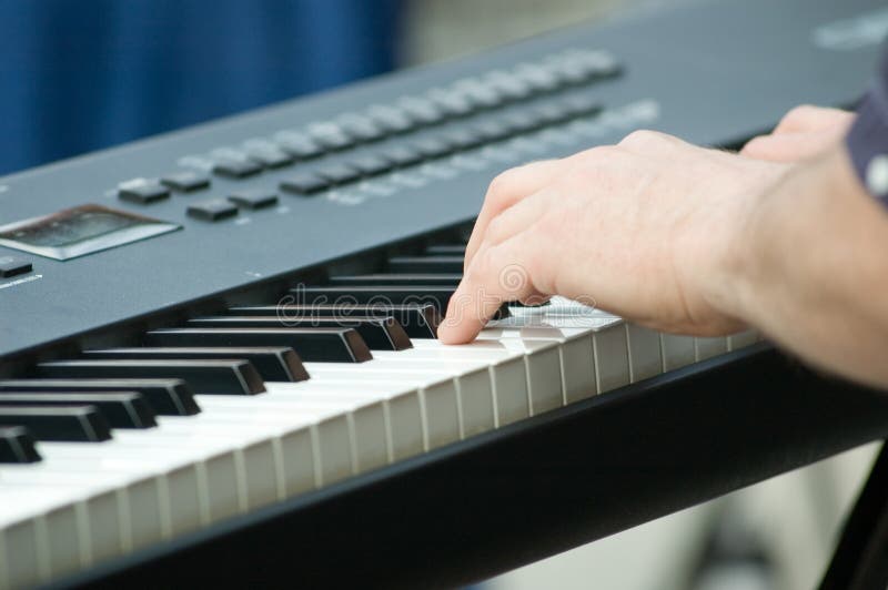 Keyboard Player's Hands stock image. Image of instrument - 29742799