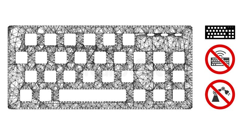 Wireframe Keyboard Stock Illustrations – 1,020 Wireframe Keyboard Stock ...