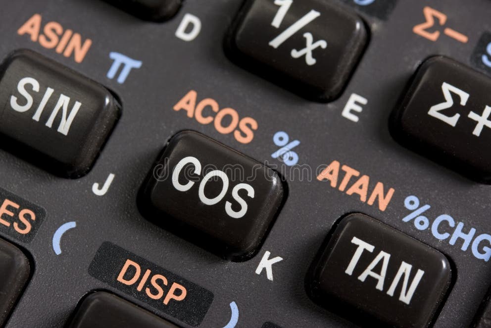 Keyboard of Programmable Scientific Calculator Stock Photo - Image of ...