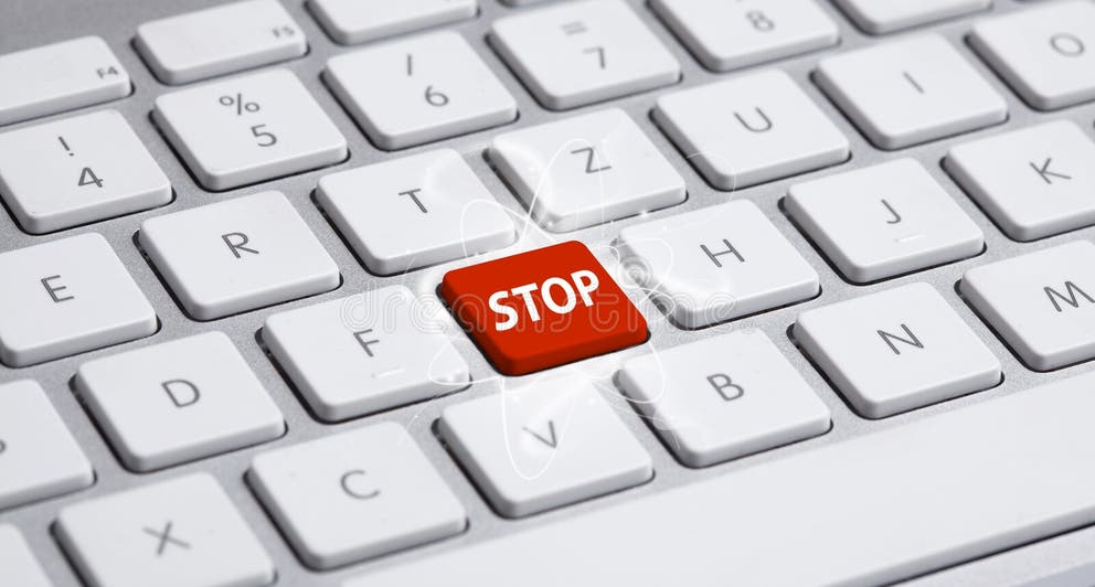 Keyboard with red button stock image. Image of green - 23119949