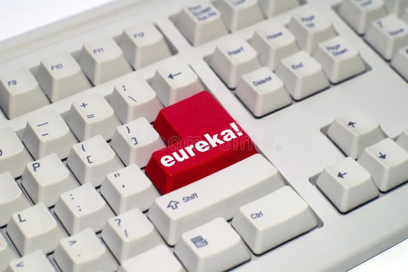 Keyboard with red button stock photo. Image of innovative - 2747934