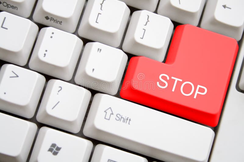 Stop! stock photo. Image of macro, text, antique, move - 5003426