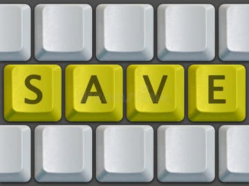 Keyboard Save stock image. Image of numbers, business, data - 480239
