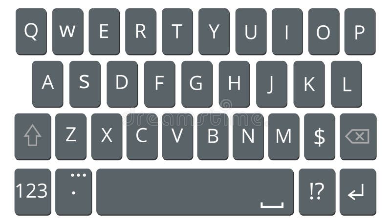 Keyboard Scheme Stock Illustrations – 584 Keyboard Scheme Stock ...