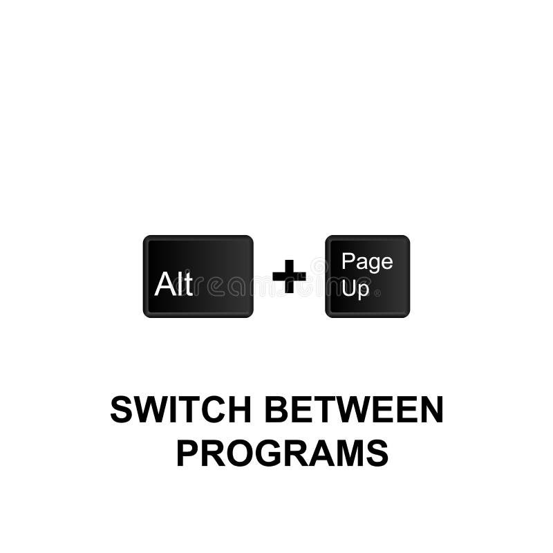 Keyboard Shortcuts, Switch between Programs Icon. Can Be Used for Web ...