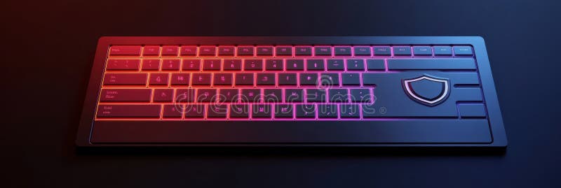 The Keyboard Showcases a Distinctive Shield Symbol, Emphasizing Its ...