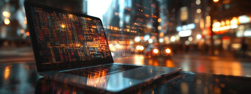 A Keyboard with a Striking Orange Backdrop, Shining with an Intense ...