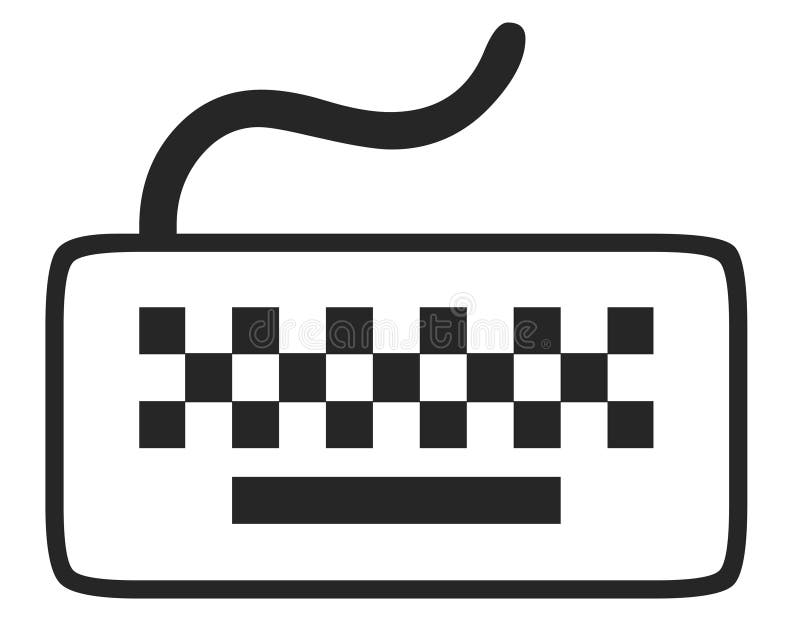 Keyboard symbol set stock illustration. Illustration of design - 188647366