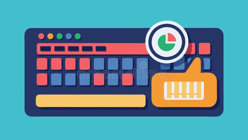 Keyboard with Timer Icon, Productivity Design for Time Management ...