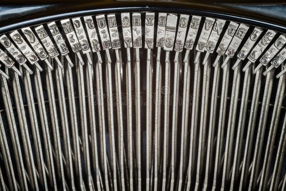 Keyboard and Typewriter Keys, Detail. Evolution of Technology in ...