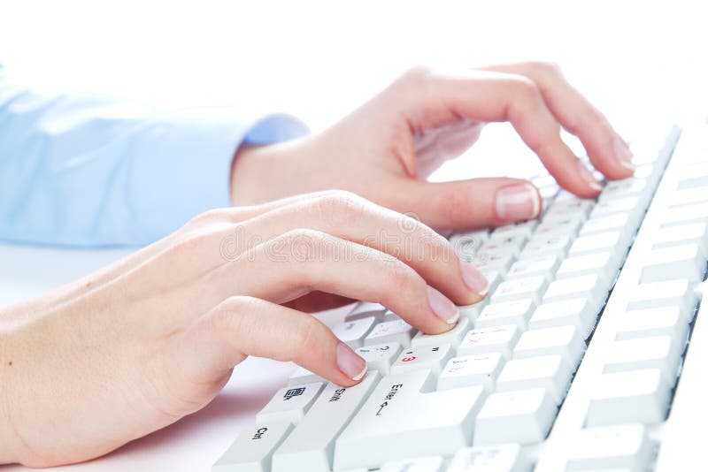 Keyboard Typing stock image. Image of finger, busy, keypad - 22434801