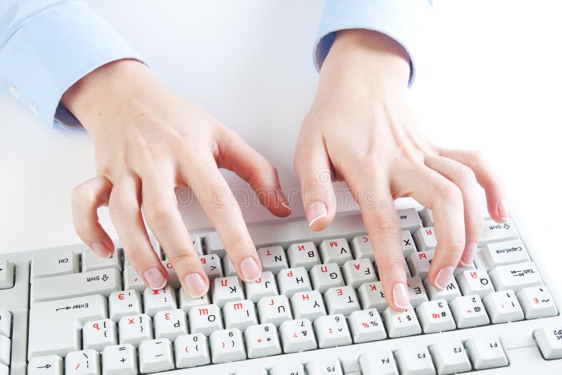 Keyboard Typing stock image. Image of finger, busy, keypad - 22434801