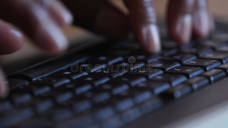 Keyboard Typing Up Close in HD Stock Video - Video of communication ...
