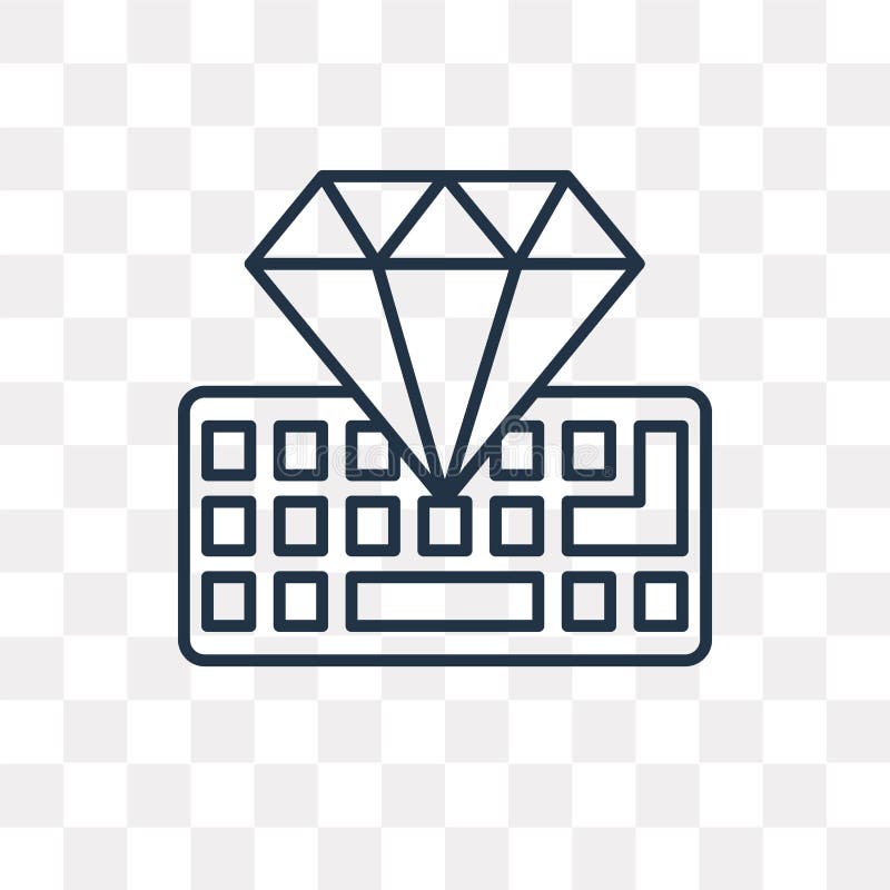 Keyboard Icon Vector Sign and Symbol Isolated on White Background ...