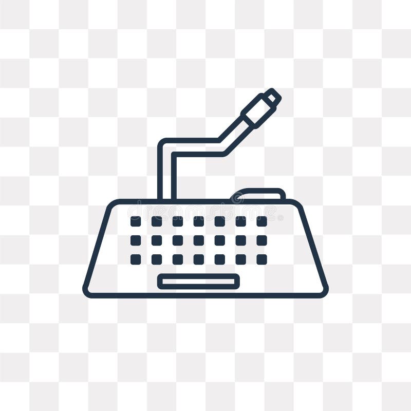 Keyboard Icon Vector Sign and Symbol Isolated on White Background ...