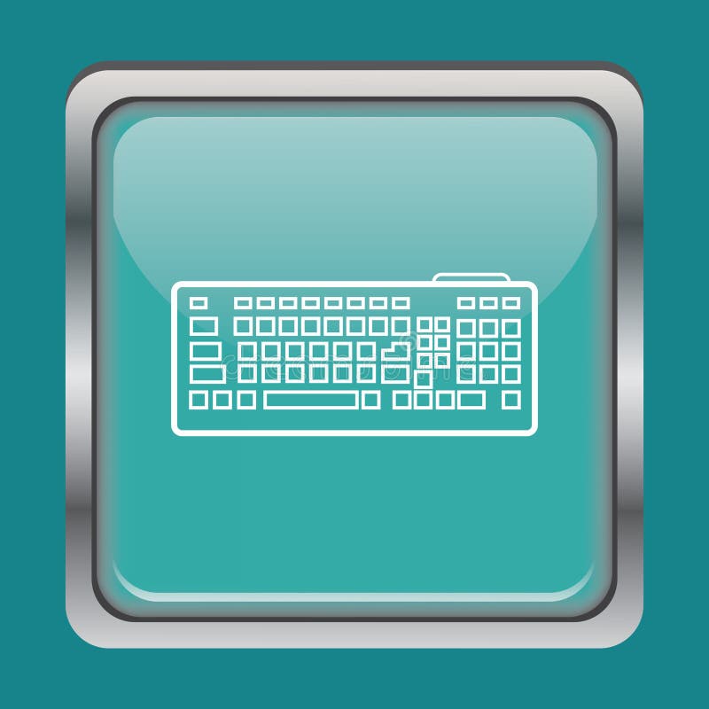 Keyboard. Vector Illustration Decorative Design Stock Vector ...