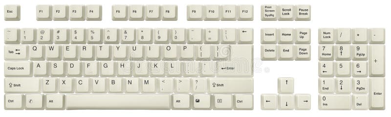 Keyboard White stock image. Image of letters, white - 131834503