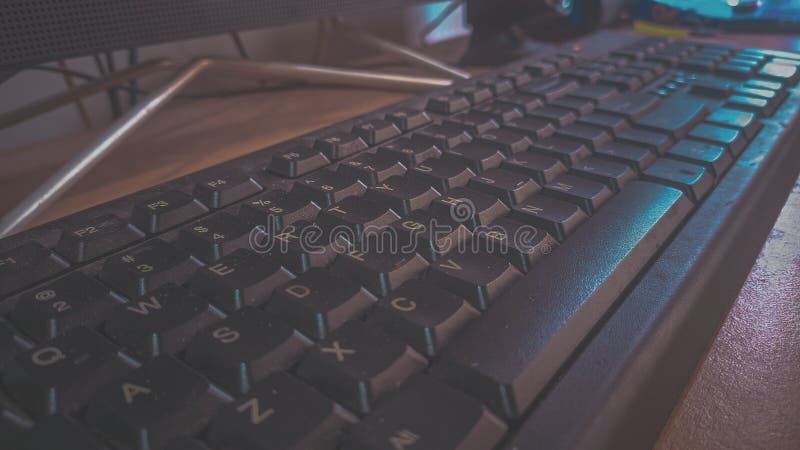 Keyboard Words Works Office Stock Photo - Image of office, works: 244857076