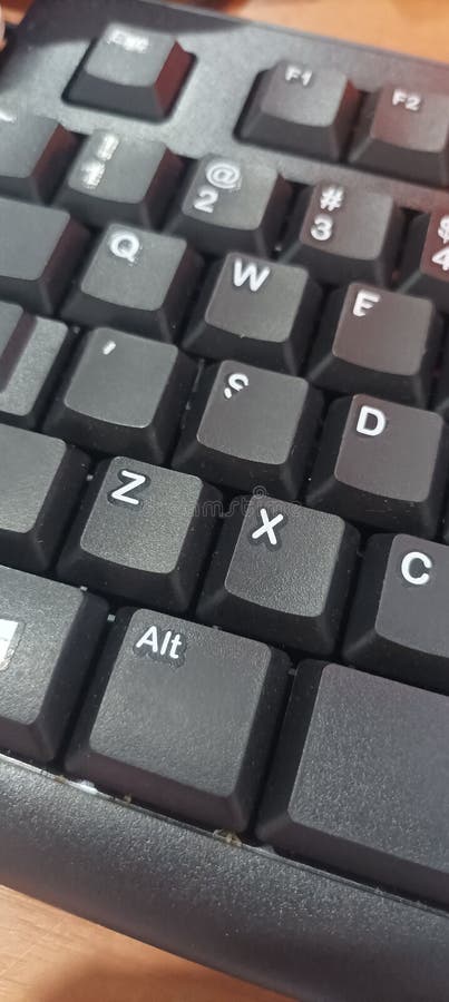 Keyboard at Work in My Office Stock Photo - Image of number, work ...