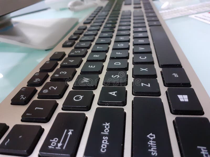 Keyboard editorial stock image. Image of office, qwerty - 164892119
