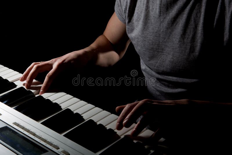 Keyboarder Performing stock photo. Image of band, concert - 567428