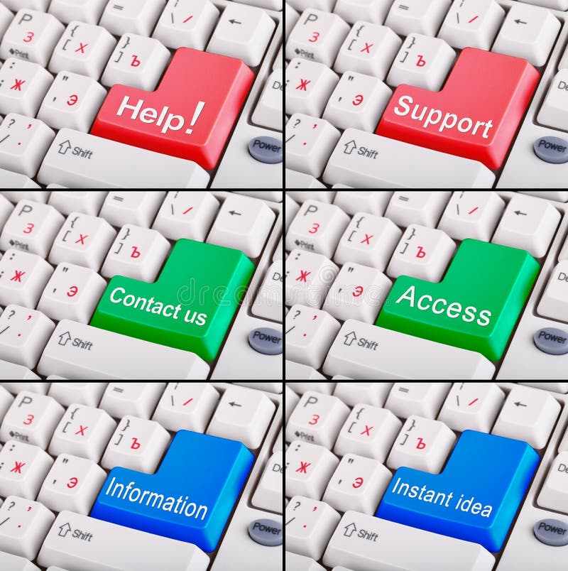 Keyboards stock photo. Image of close, communications - 52524256