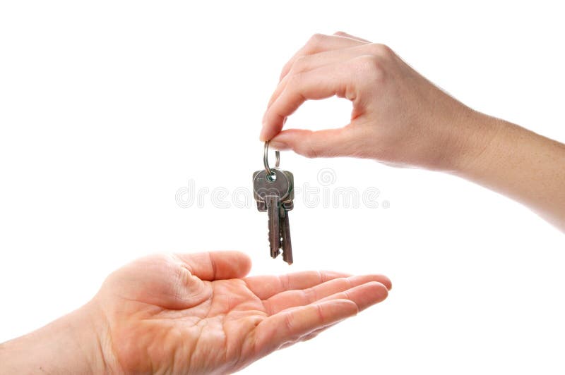 Keychain stock photo. Image of home, hand, front, door - 22805182