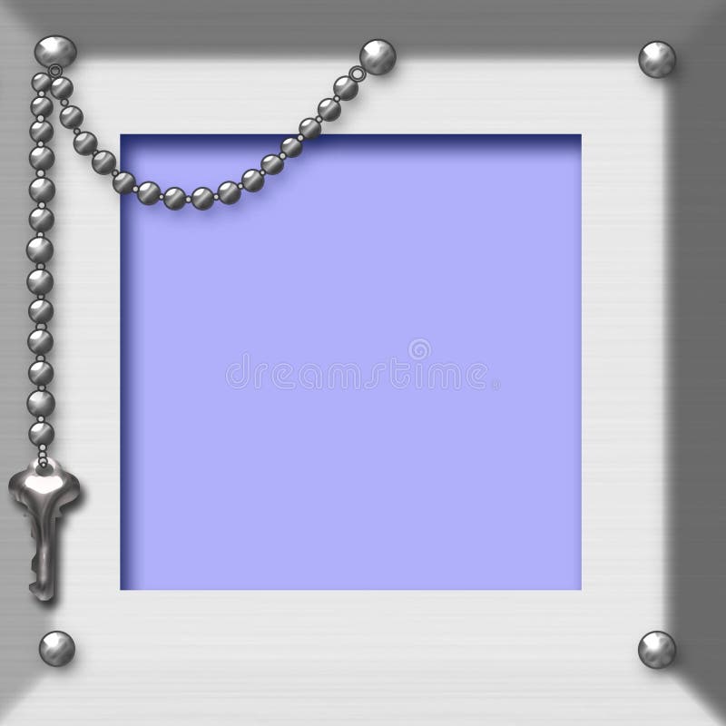 Keychain frame stock illustration. Illustration of card - 3991902