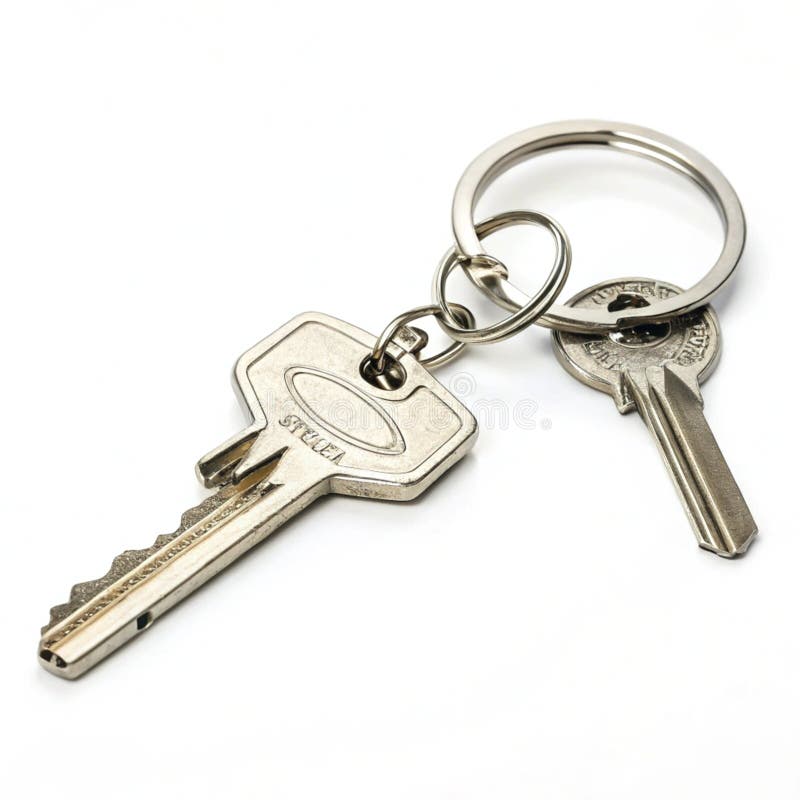Keychain Isolated on White Background Stock Illustration - Illustration ...