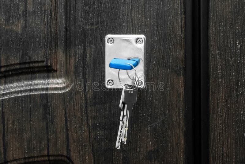 The Keychain Sits in the Door Lock As You Open or Close the Entry or ...