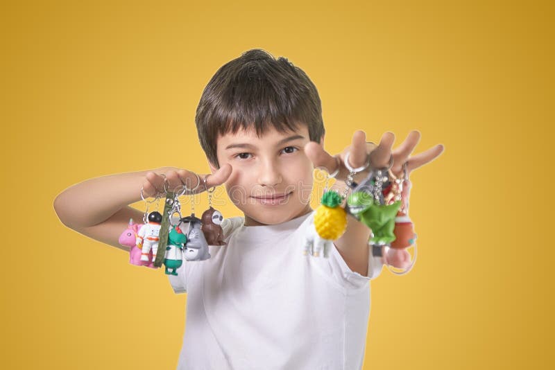 Toys and keychains TPOP it stock image. Image of game - 221559315