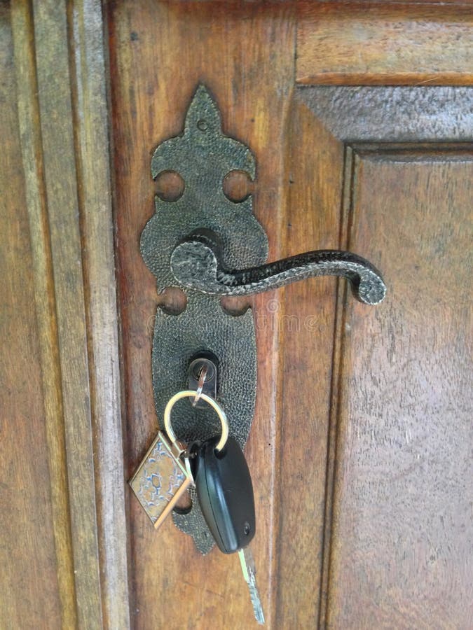 Keyed iron lock stock image. Image of bold, cottier - 100006267