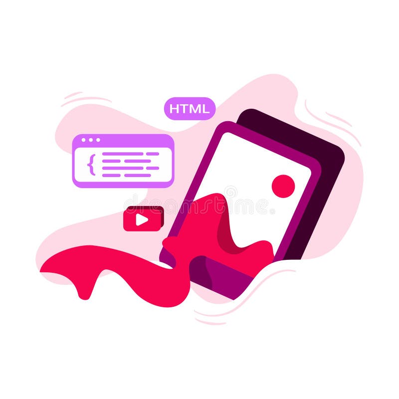 Keyframes Html Icon Illustration Vector for Video Editor, Concept on ...