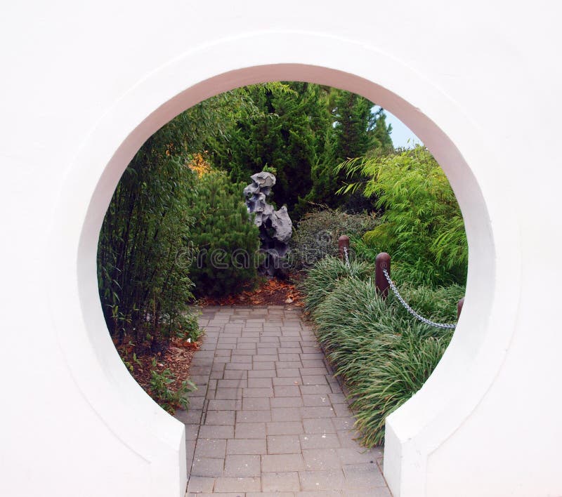 Through the Keyhole stock photo. Image of bush, door - 14573640